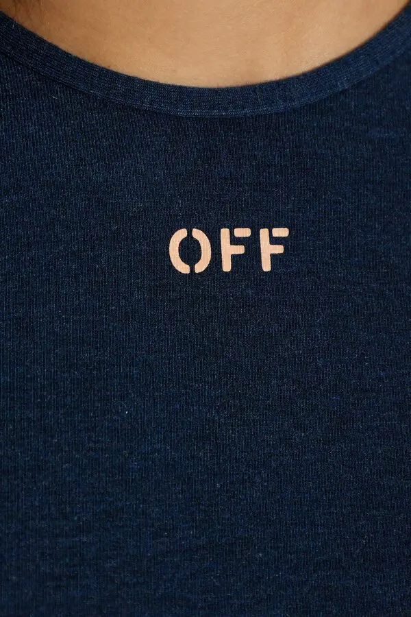 Off-White Long Sleeve Top