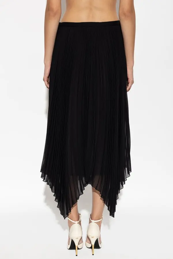 Valentino Garavani Pleated Skirt With Slit