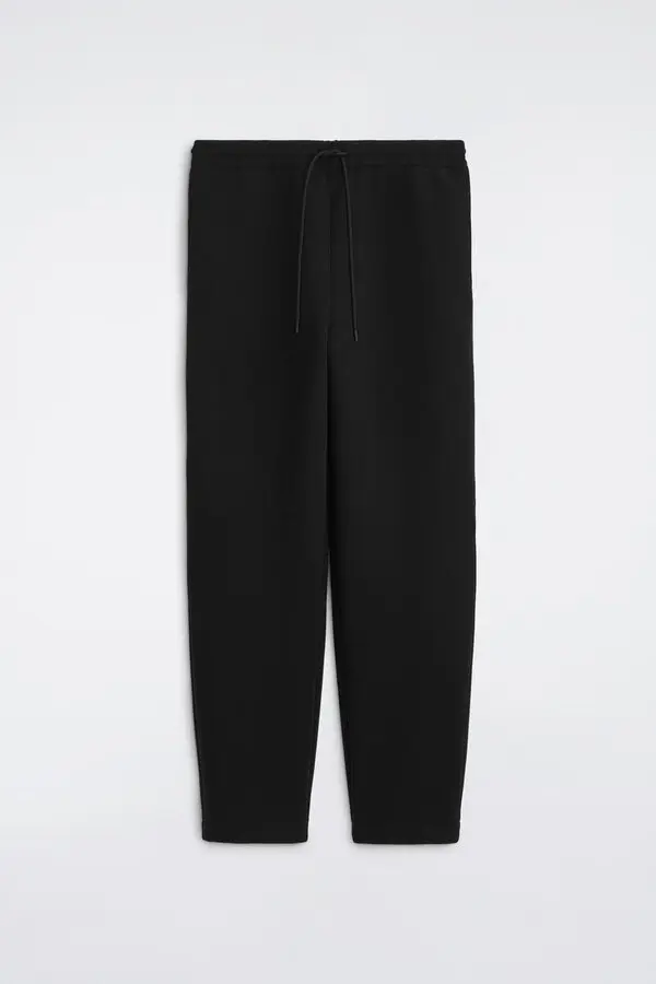 Cos Scuba Relaxed-fit Barrel-leg Joggers - Black