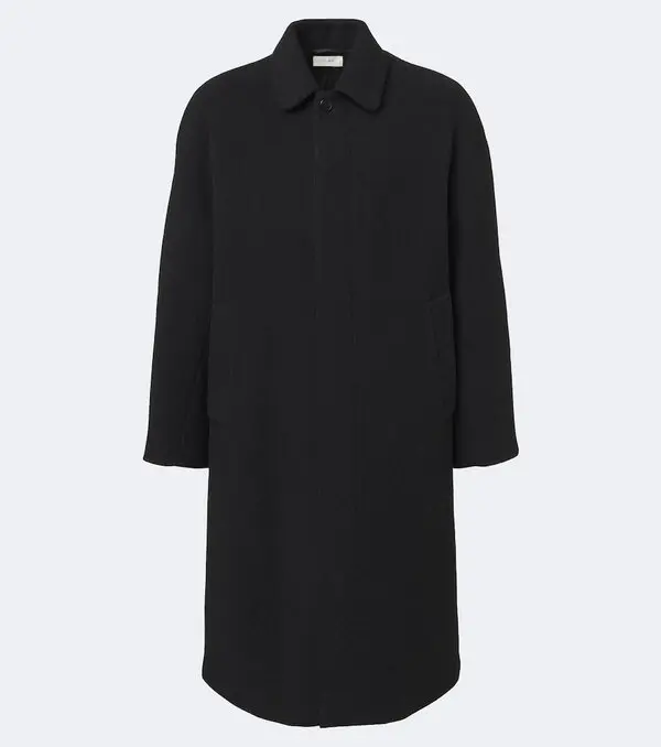 THE ROW Perlin Cashmere And Wool Car Coat - Grey