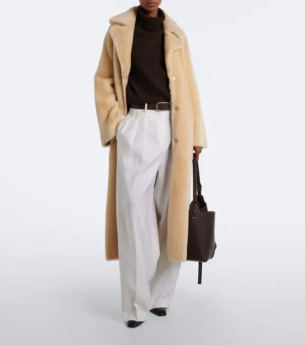 ARMA Rien Reversible Shearling Wrap Coat