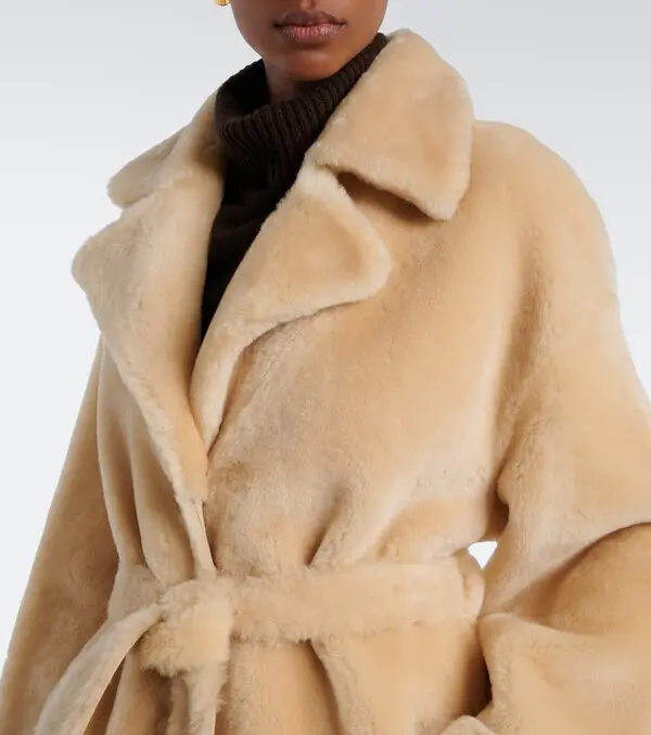ARMA Rien Reversible Shearling Wrap Coat