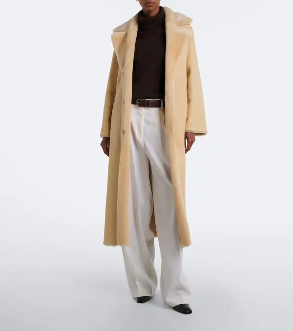 ARMA Rien Reversible Shearling Wrap Coat