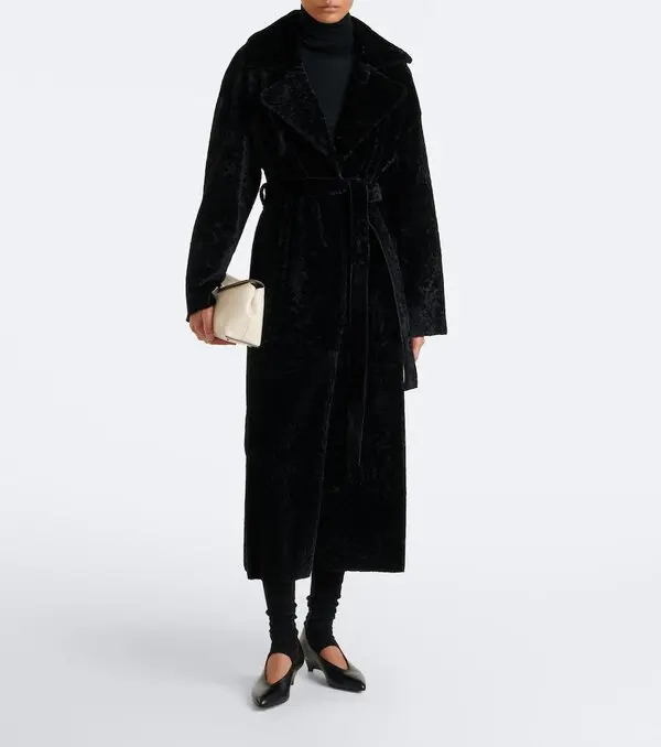 ARMA Rien Wrap Coat - Black
