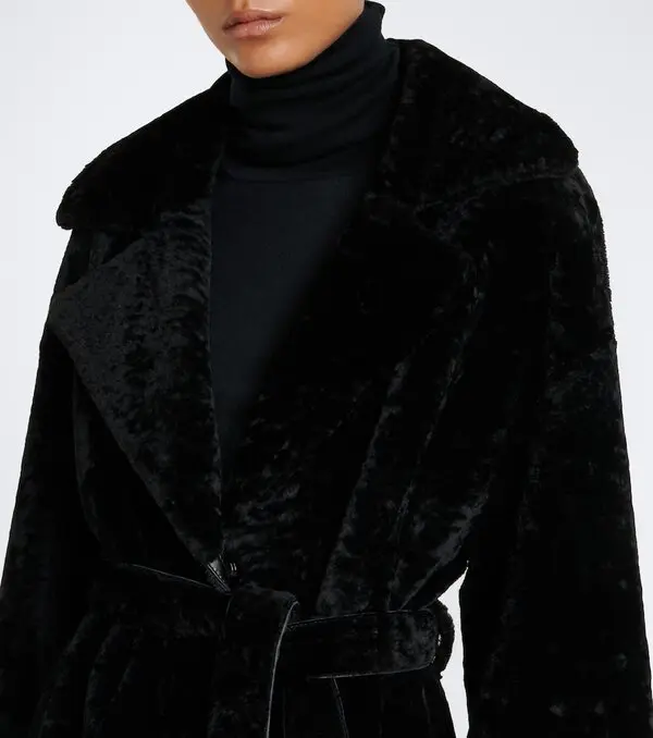 ARMA Rien Wrap Coat - Black