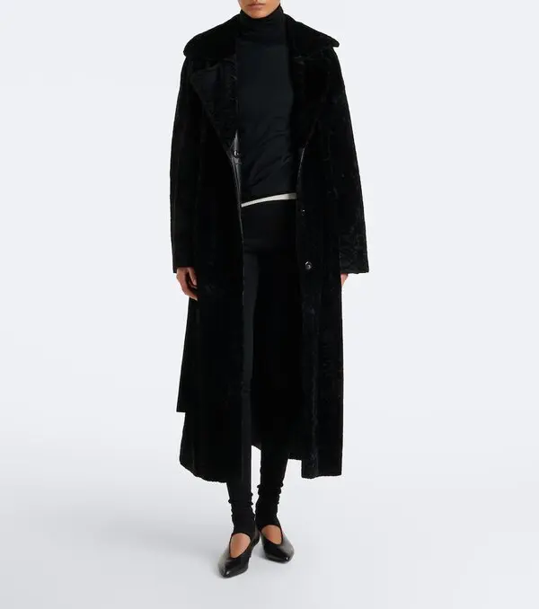 ARMA Rien Wrap Coat - Black