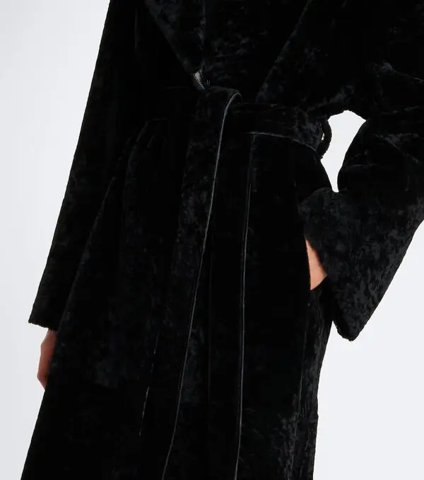 ARMA Rien Wrap Coat - Black