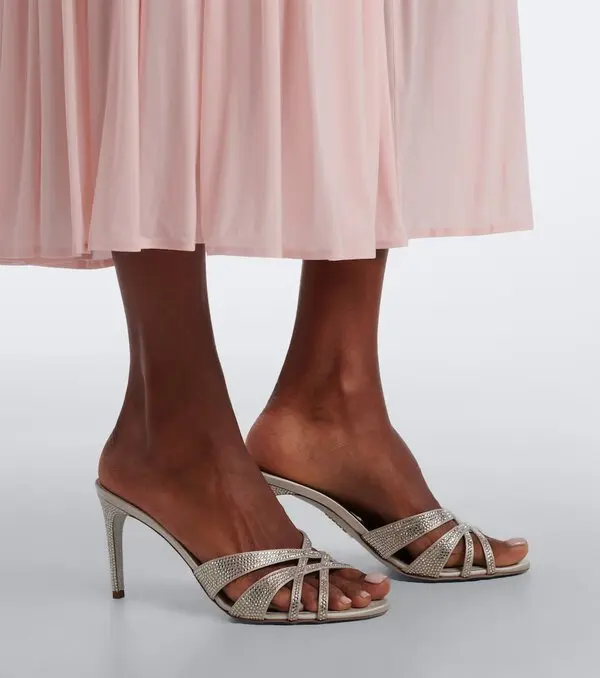 Rene Caovilla Margot Embellished Mules