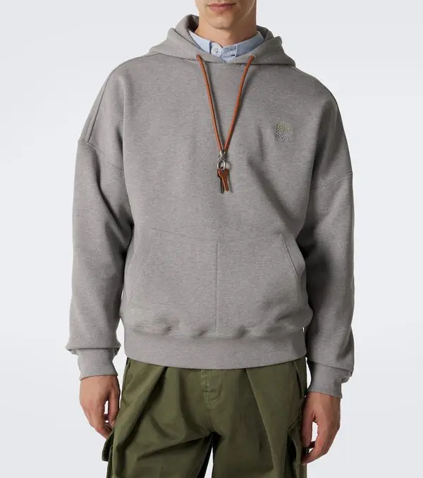 Loewe Anagram Cotton Fleece Hoodie