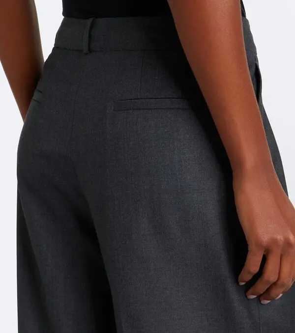 Loulou De Saison Sbiru Virgin Wool Wide-leg Pants