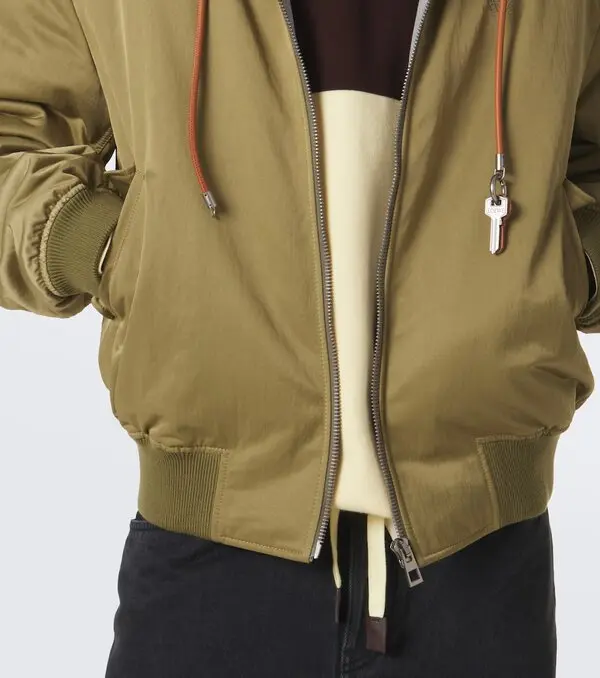 Loewe Fleece-trimmed Technical Bomber Jacket