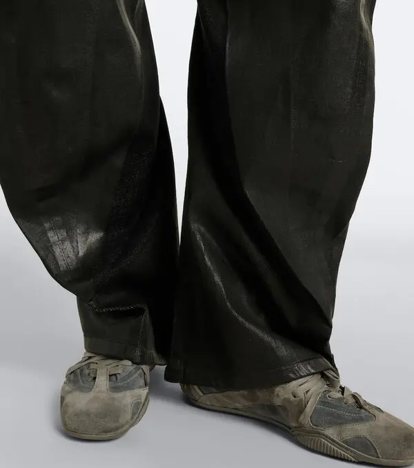 Acne Studios Coated Barrel-leg Jeans
