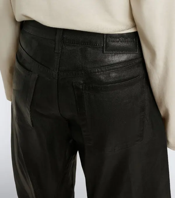 Acne Studios Coated Barrel-leg Jeans