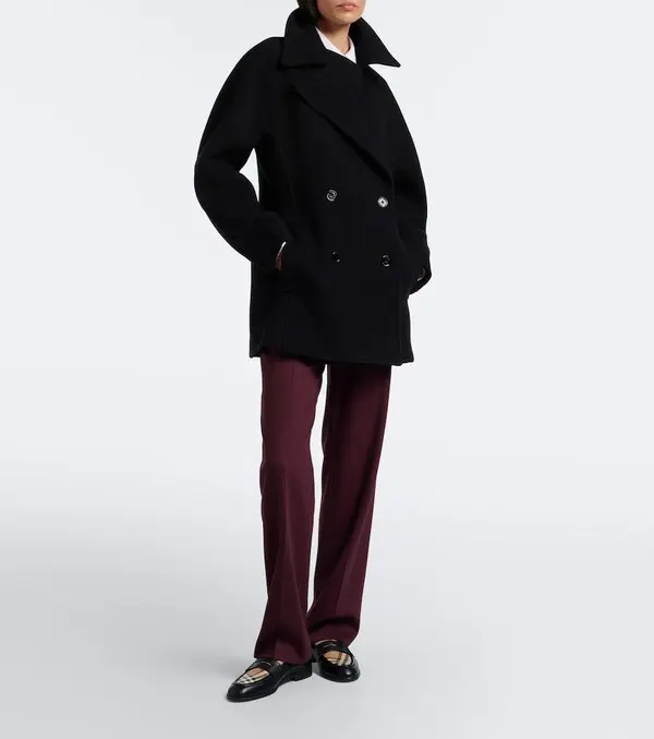 Burberry Check Leather Penny Loafers