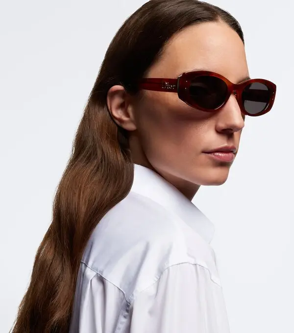Dior New B1u Oval Sunglasses - Grey