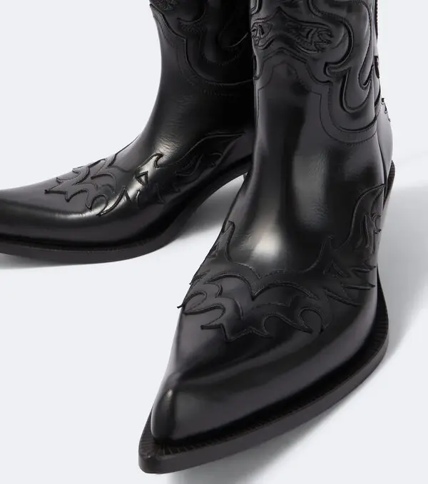 Acne Studios Bouni Leather Cowboy Boots
