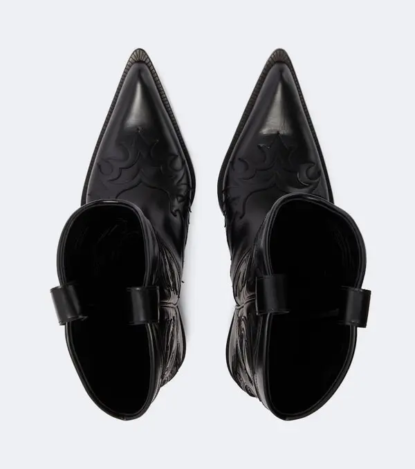 Acne Studios Bouni Leather Cowboy Boots