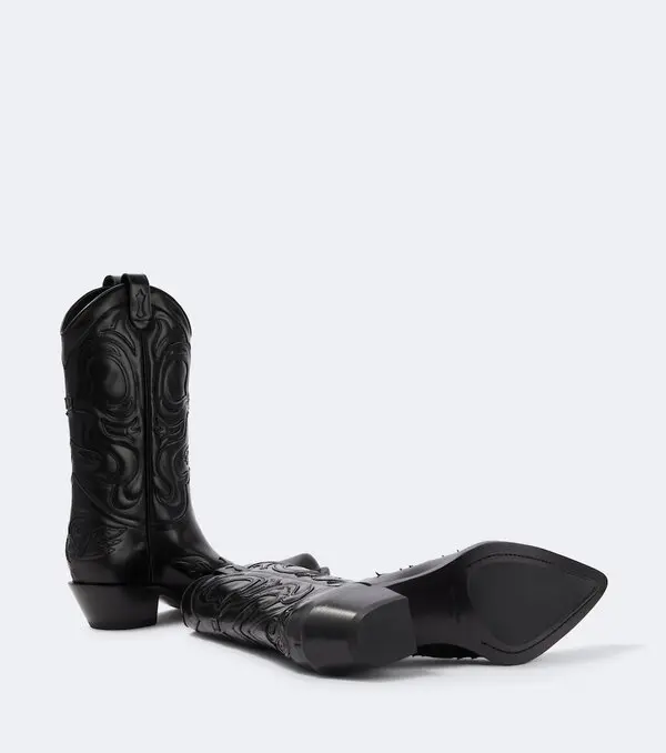Acne Studios Bouni Leather Cowboy Boots