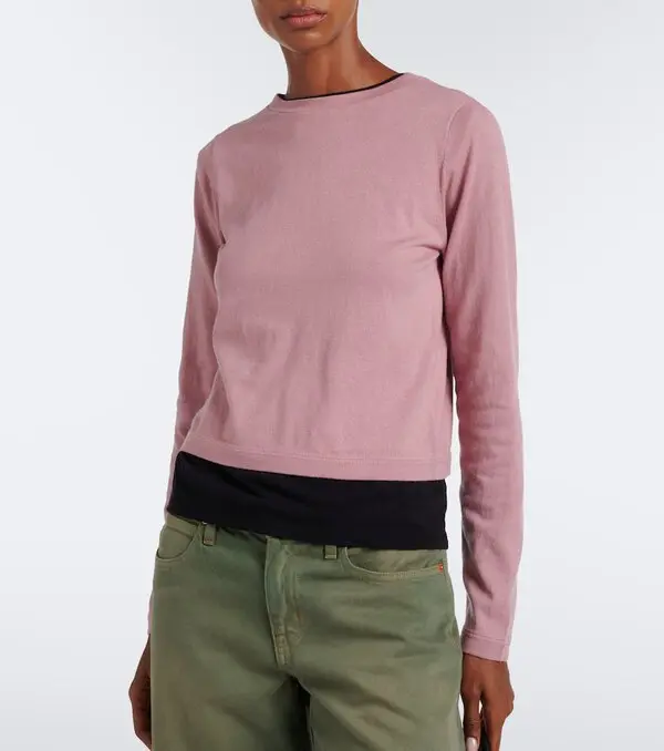 Extreme Cashmere N°451 Cotton And Cashmere T-shirt - Pink