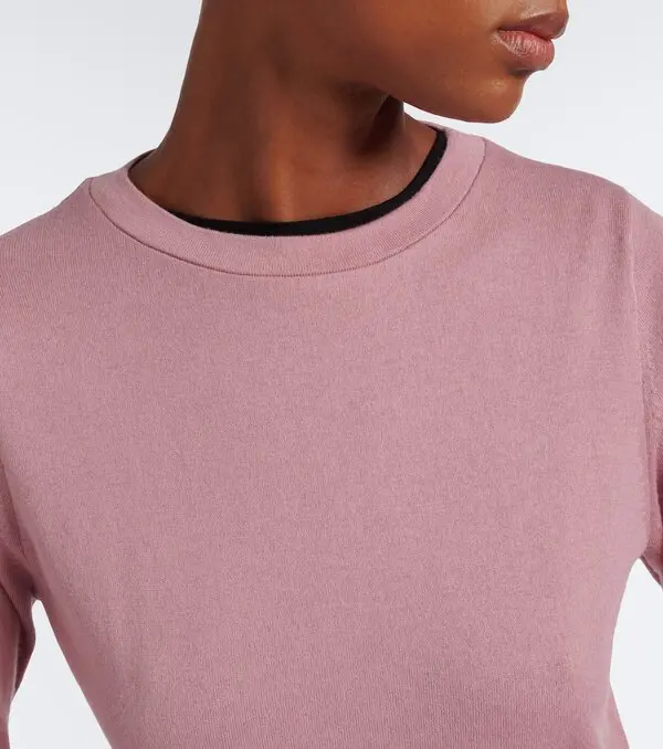 Extreme Cashmere N°451 Cotton And Cashmere T-shirt - Pink