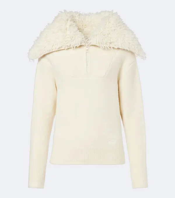 Loewe Wool-blend Sweater - White