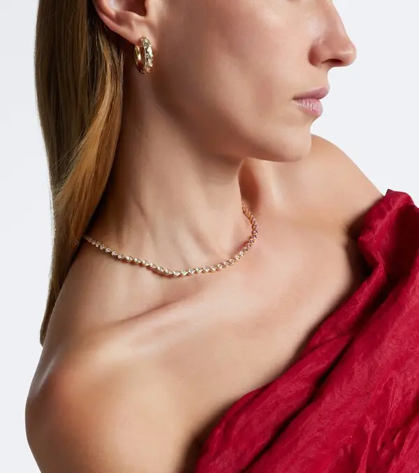 ANITA KO 18kt Choker With Sapphires And Diamonds