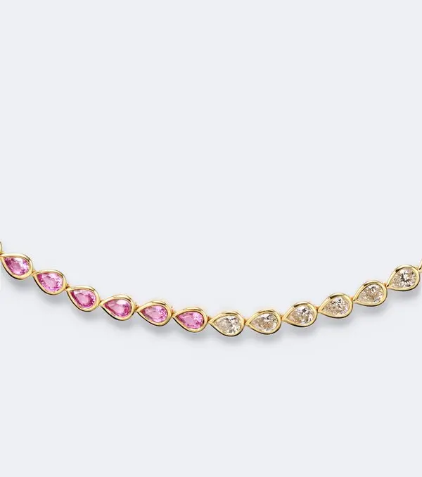 ANITA KO 18kt Choker With Sapphires And Diamonds
