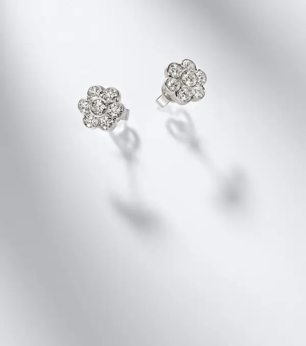ANITA KO Flora 18kt White Gold Earrings With Diamonds