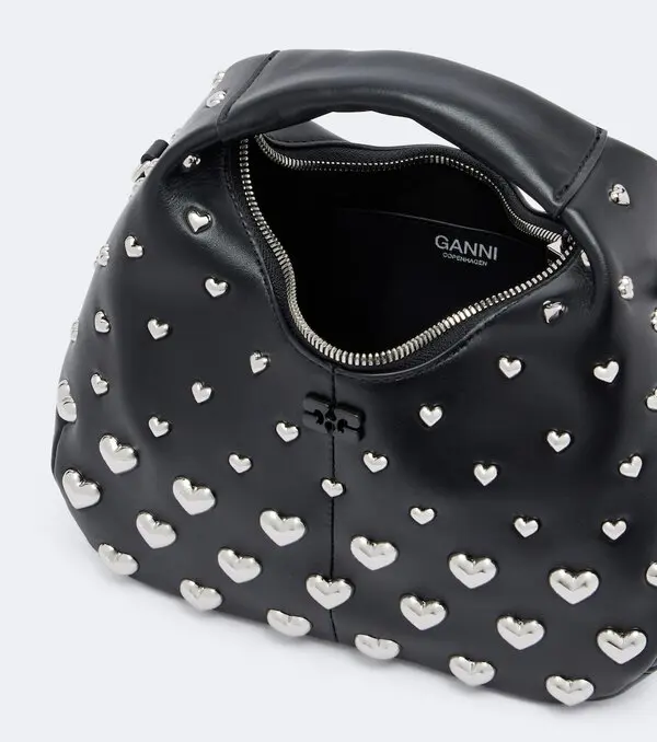 GANNI Mini Studded Top-handle Bag