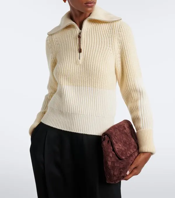 Bottega Veneta Ribbed-knit Wool And Cashmere Sweater