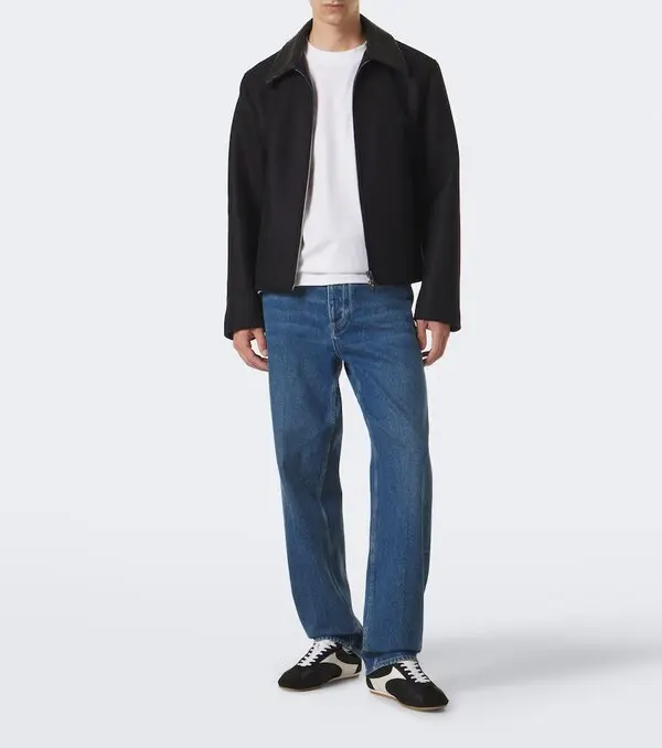 Bottega Veneta Shot Suede-trimmed Sneakers