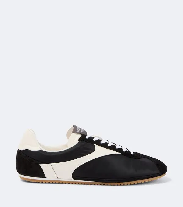 Bottega Veneta Shot Suede-trimmed Sneakers