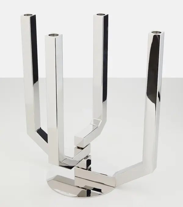 Christofle Arborescence Stainless Steel Candle Holder