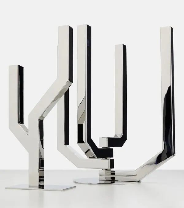 Christofle Arborescence Stainless Steel Candle Holder