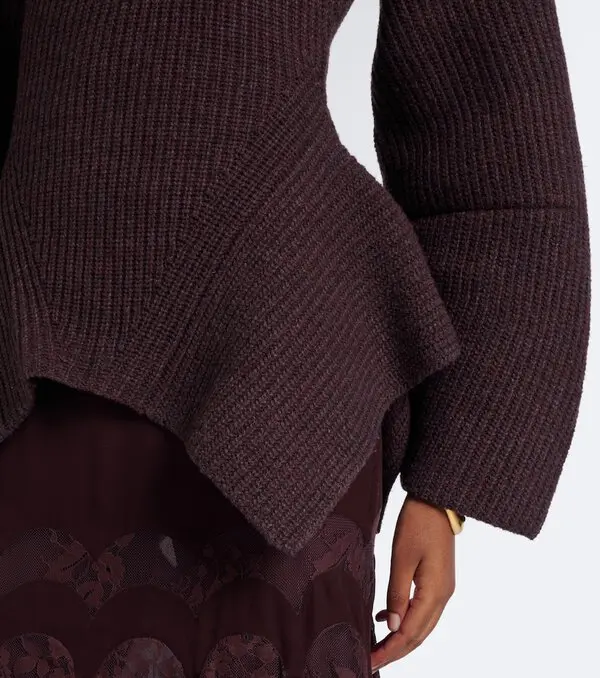 Zimmermann Valiant Wool-blend Half-zip Sweater
