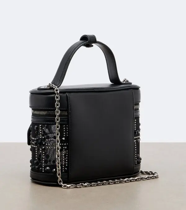 ROGER VIVIER Très Vivier Micro Crystal-embellished Vanity Bag