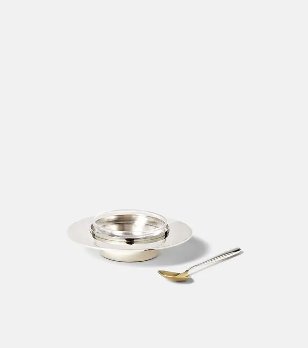 Brunello Cucinelli Plated Steel Caviar Set - Silver