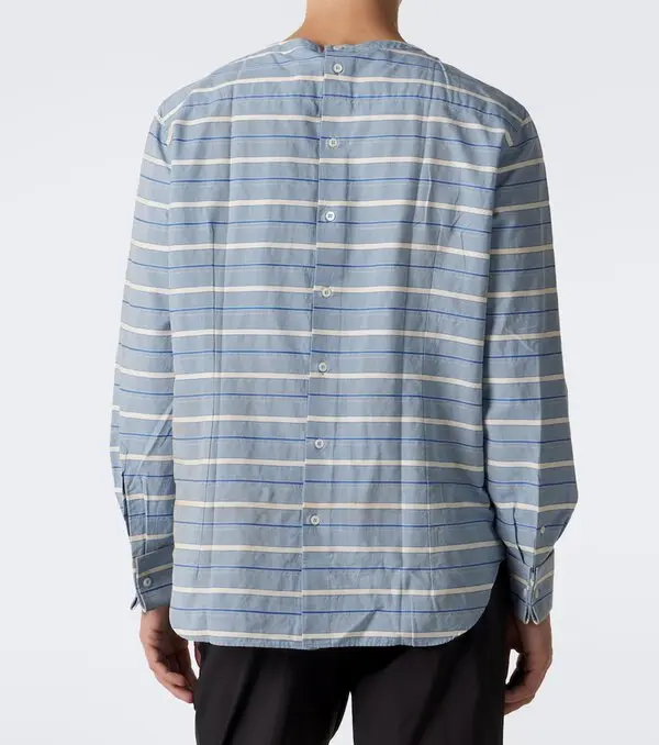 Prada Striped Cotton Twill Shirt
