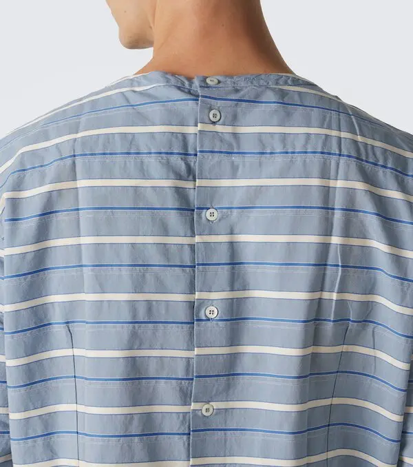 Prada Striped Cotton Twill Shirt
