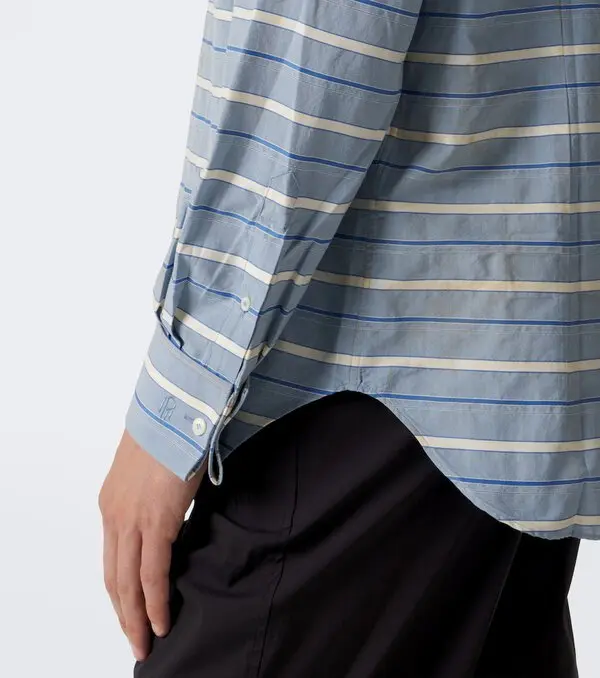 Prada Striped Cotton Twill Shirt