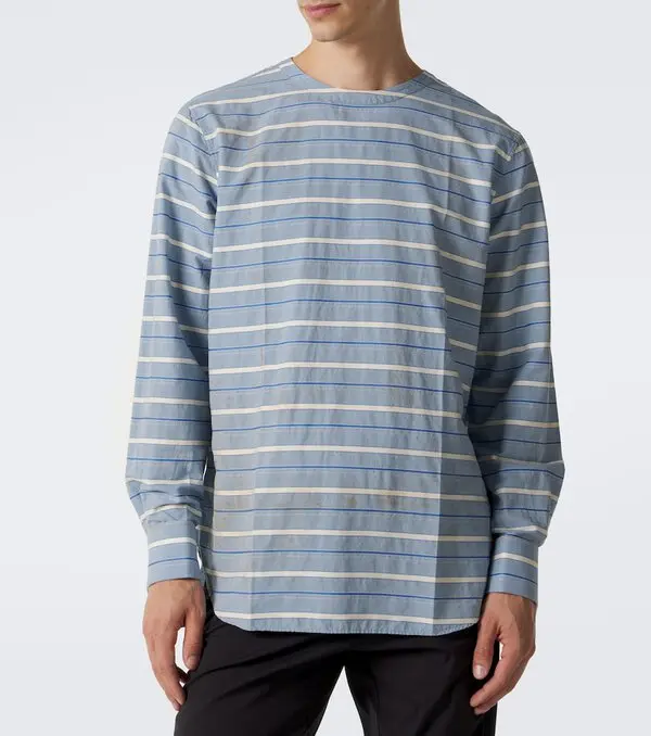 Prada Striped Cotton Twill Shirt