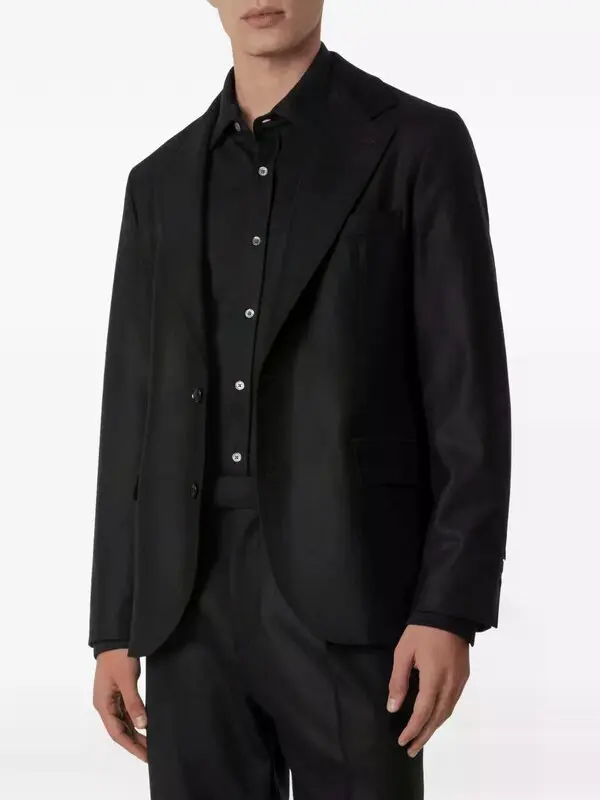 BRETT JOHNSON Single-breasted Blazer - Black