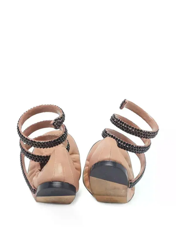 Rene Caovilla Cleo Ankle-wrap Ballet Flats