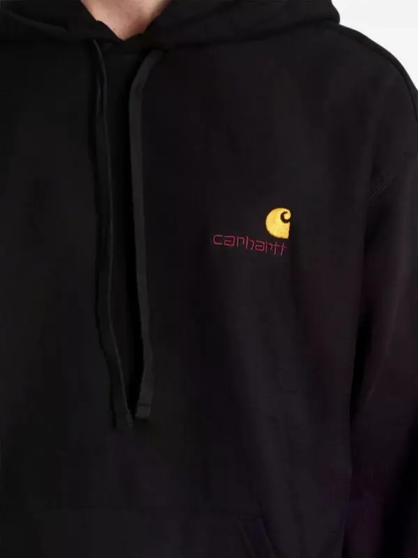 Carhartt Work In Progress Logo Embroidered Hoodie