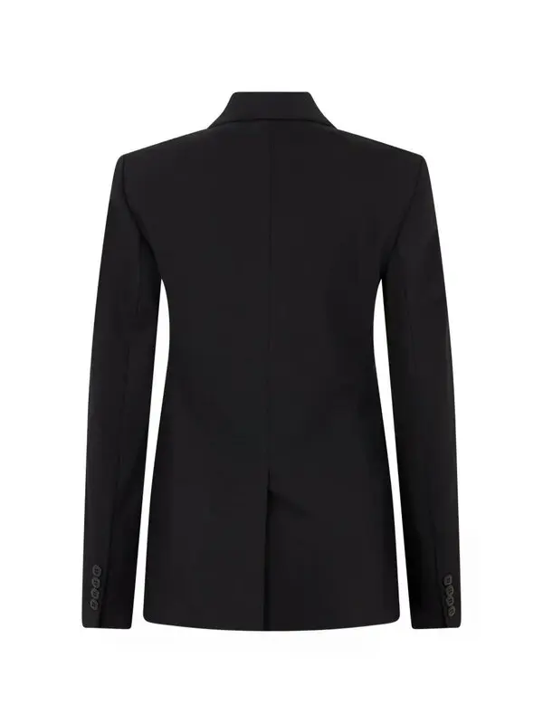 Max Mara Single-breasted Peaked-lapel Blazer - Black