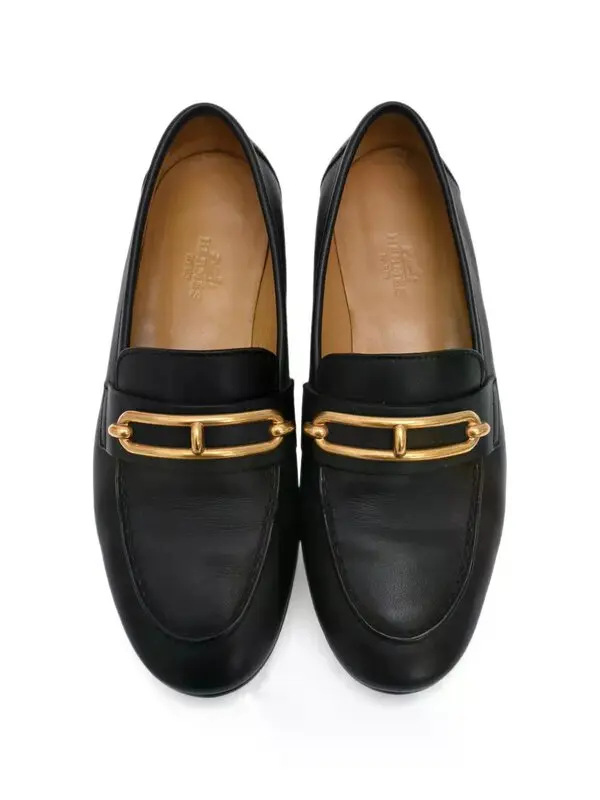 Hermès Colette Leather Loafers
