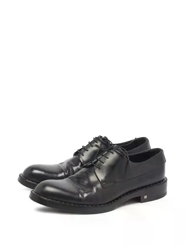 LOUIS VUITTON Micro-stud Leather Derby Shoes