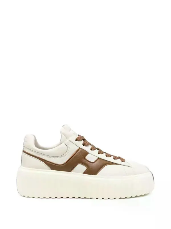 Hogan Platform H-logo Sneakers - Neutrals