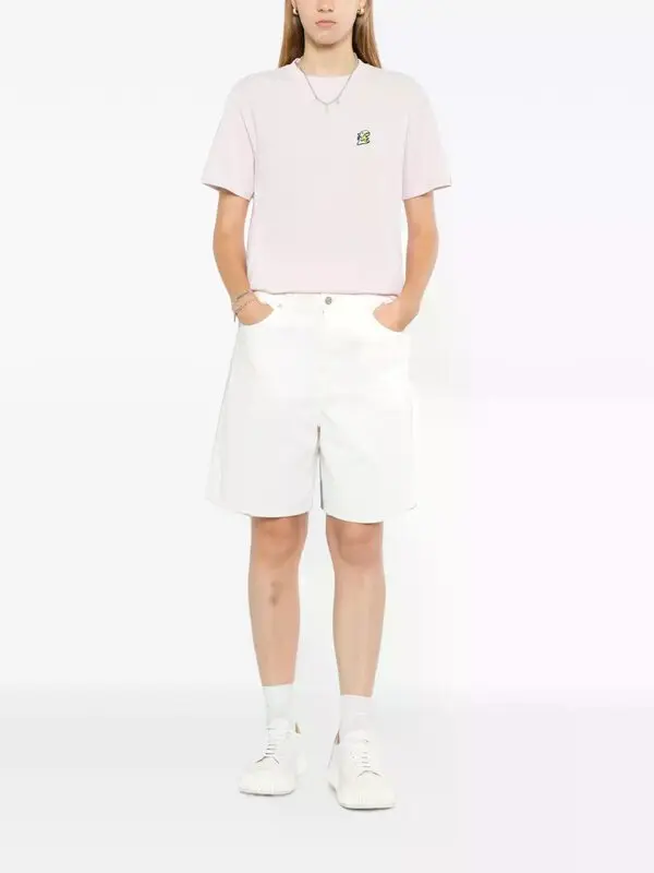 AGNES B. Logo-embroidered T-shirt