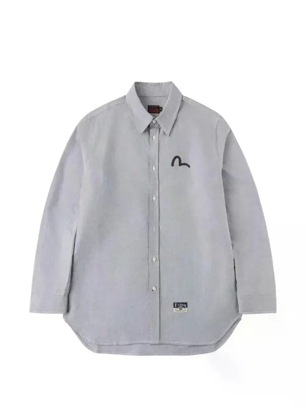 EVISU Seagull-print Button-down Shirt